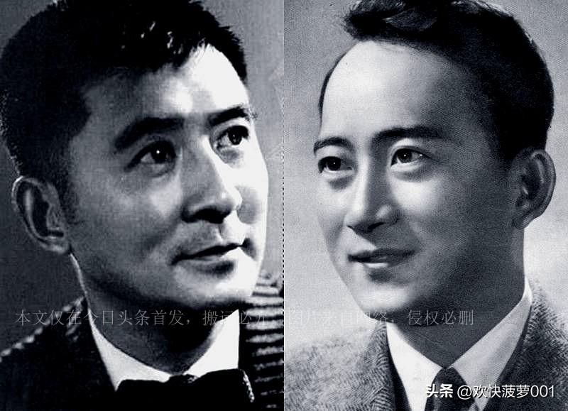 Both are the top male stars of Shanghai Film Studio. If we take a close ...