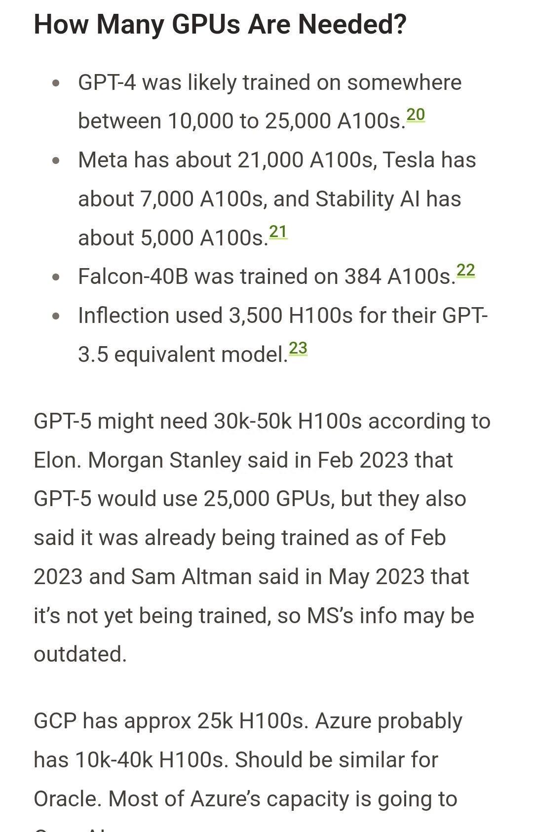 The birth of GPT-5 requires 50,000 H100s! Total demand is 430,000 ...
