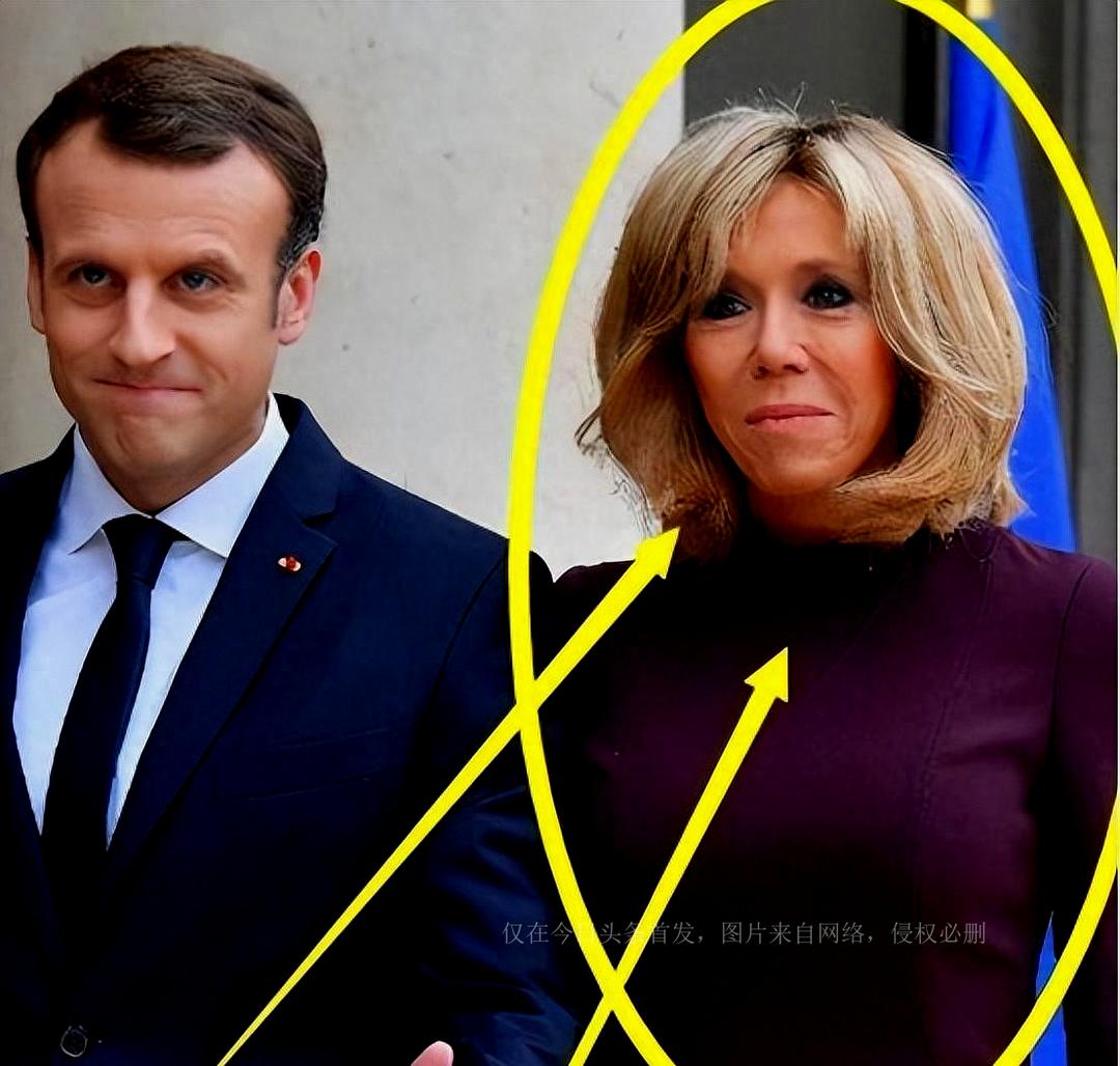Macron is affectionate? Restore the photo of 69-year-old Brigitte into a girl, and make yourself ...