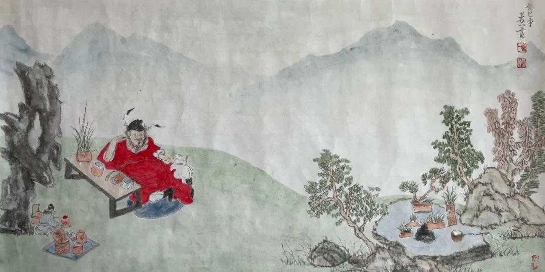 Appreciation of Zhang Xin's calligraphy and painting works in National ...