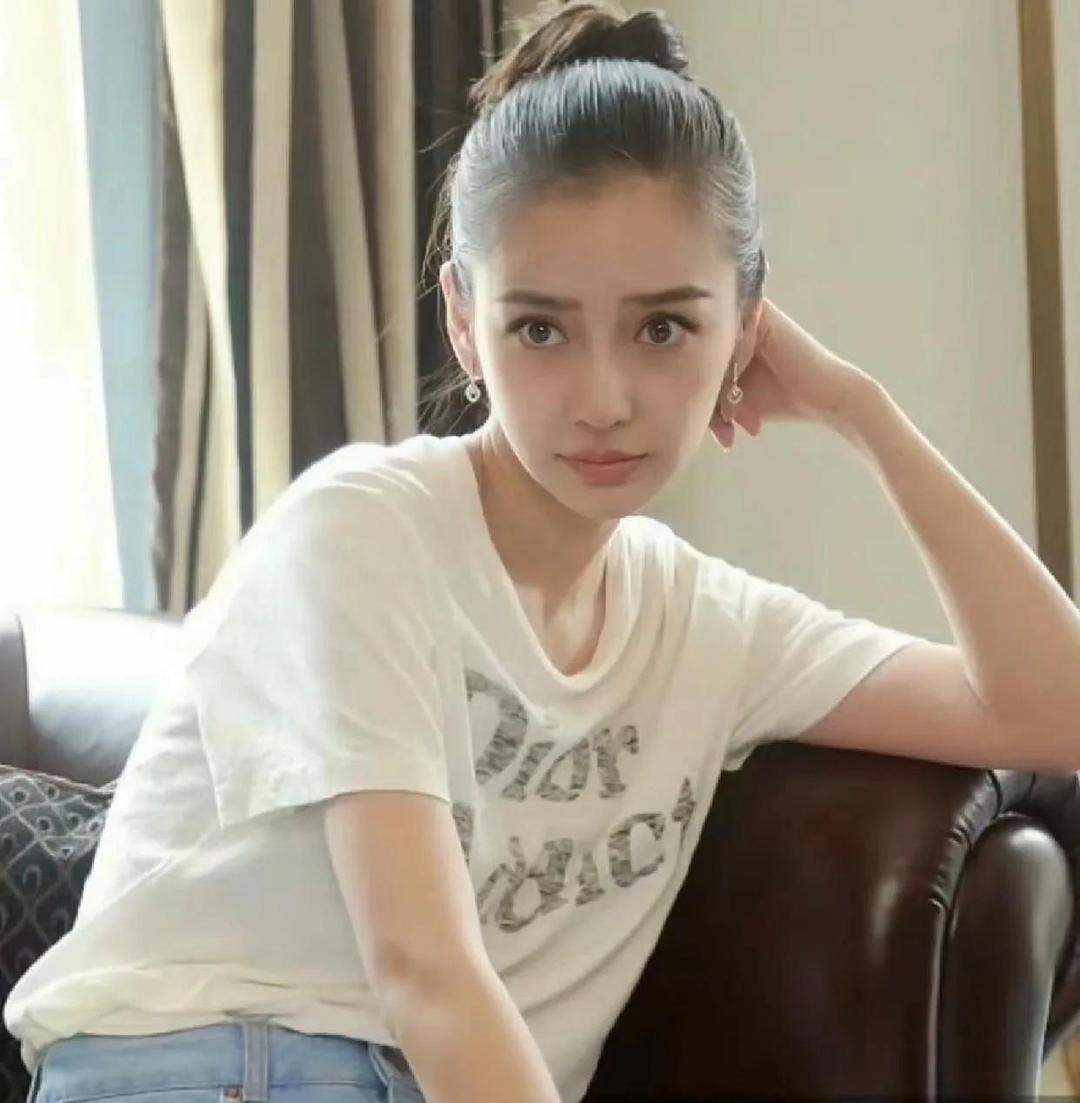 Angelababy is really a beautiful woman with a good-looking face and ...