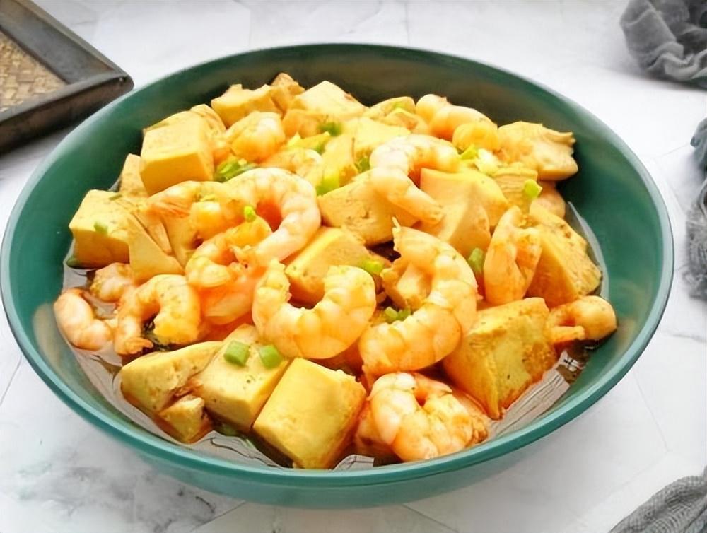 Grilled Tofu with Shrimp. Children's favorite grilled tofu. It looks ...