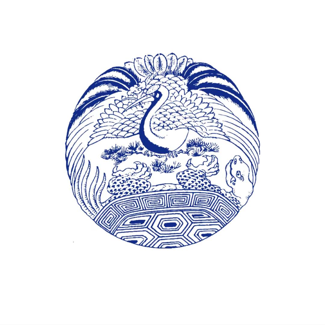 Traditional Chinese patterns - crane pattern - iMedia