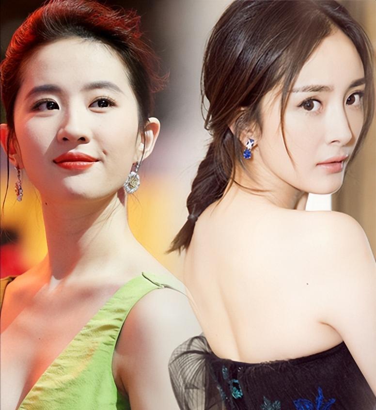 35-year-old Liu Yifei and 36-year-old Yang Mi stand together. The beauty is in the bones but not ...