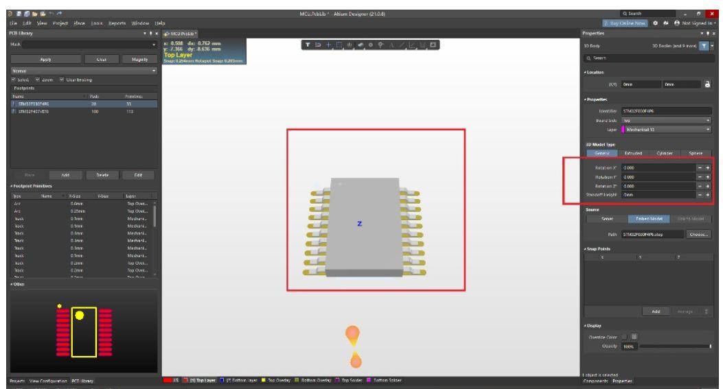 How to use Altium Designer to draw a 3D package library? - iMedia
