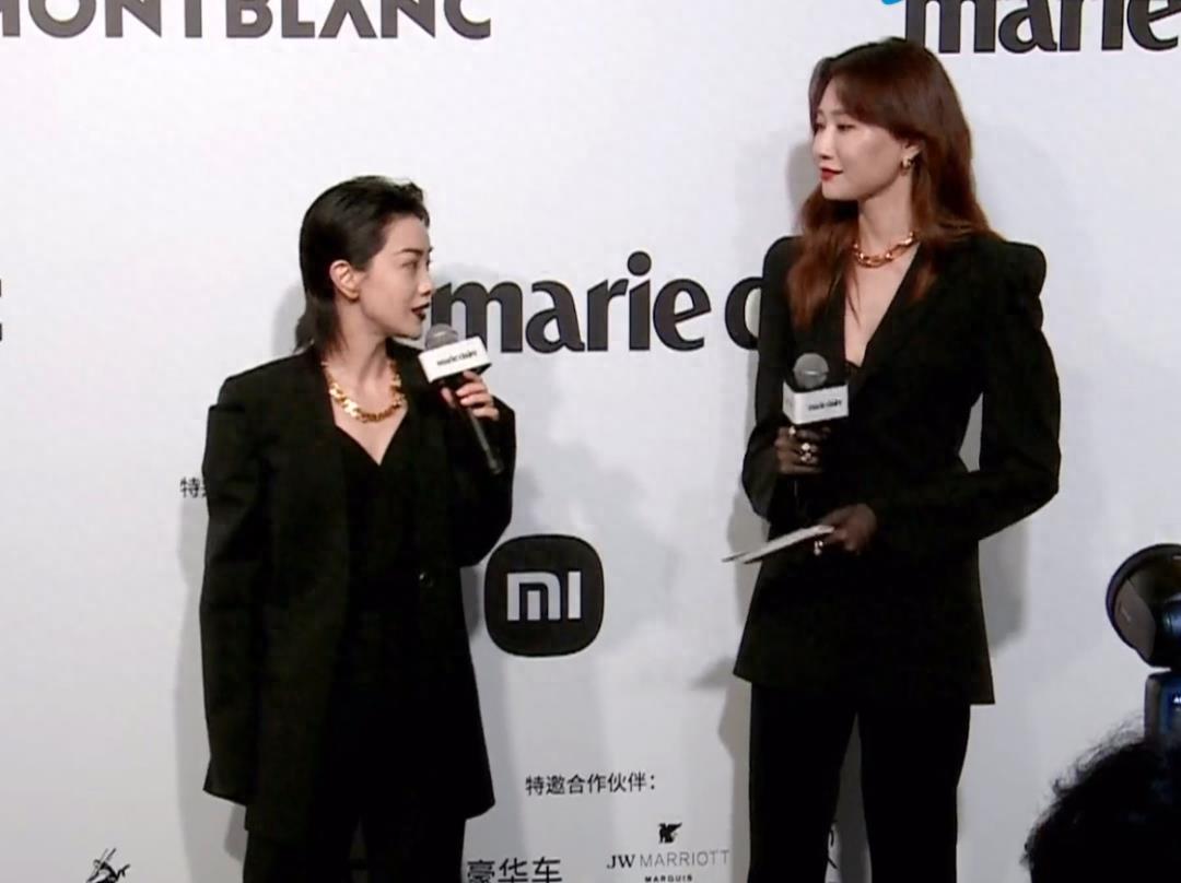 Marie Claire's female host is so domineering! He is 182 centimeters ...