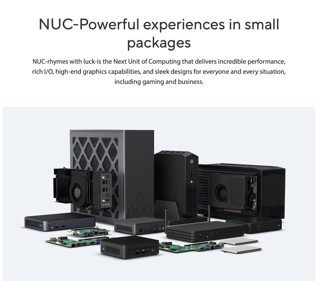The Intel NUC series of mini consoles is now an Asus product - iMedia