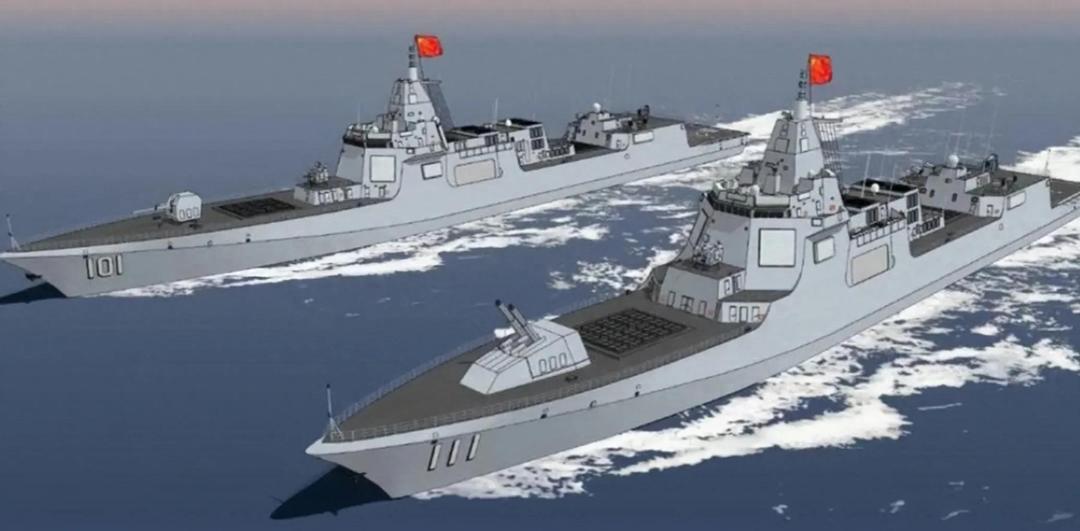 The 10,000-ton large-scale propeller 055B was born. What surprises will the stunning work of ...