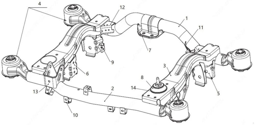 A rear subframe common to SUVs and cars - iMedia