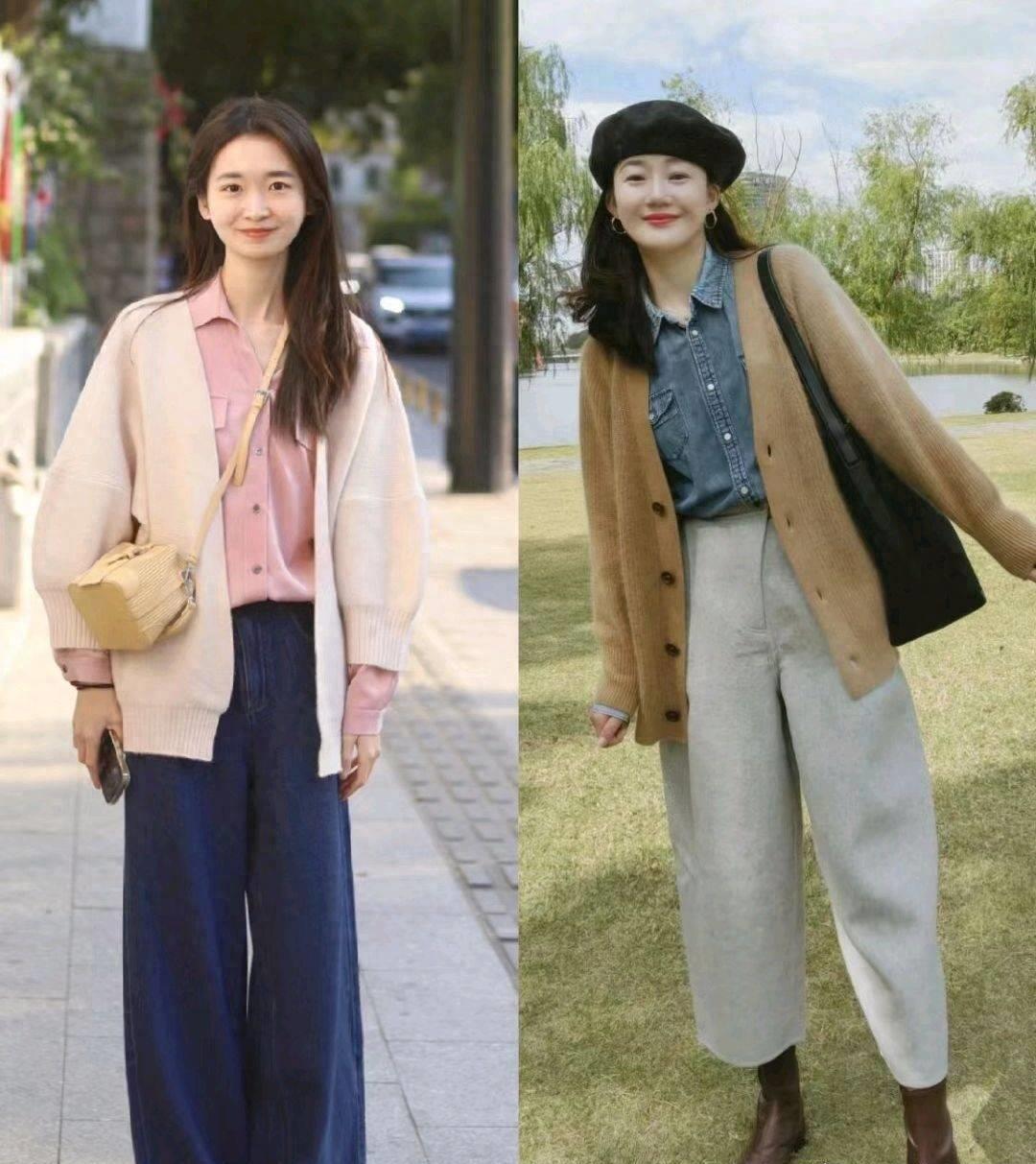 In spring, I like to wear simple clothes, which are comfortable and ...