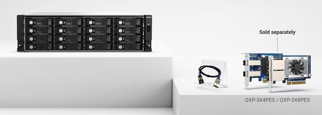 QNAP releases JBOD series hard drive expansion device: supports 16 HDDs ...