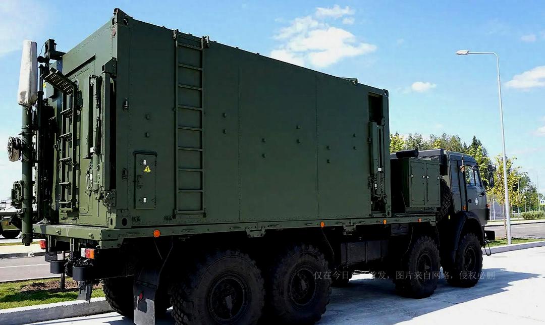 The command post of Russia's most powerful electronic warfare system ...