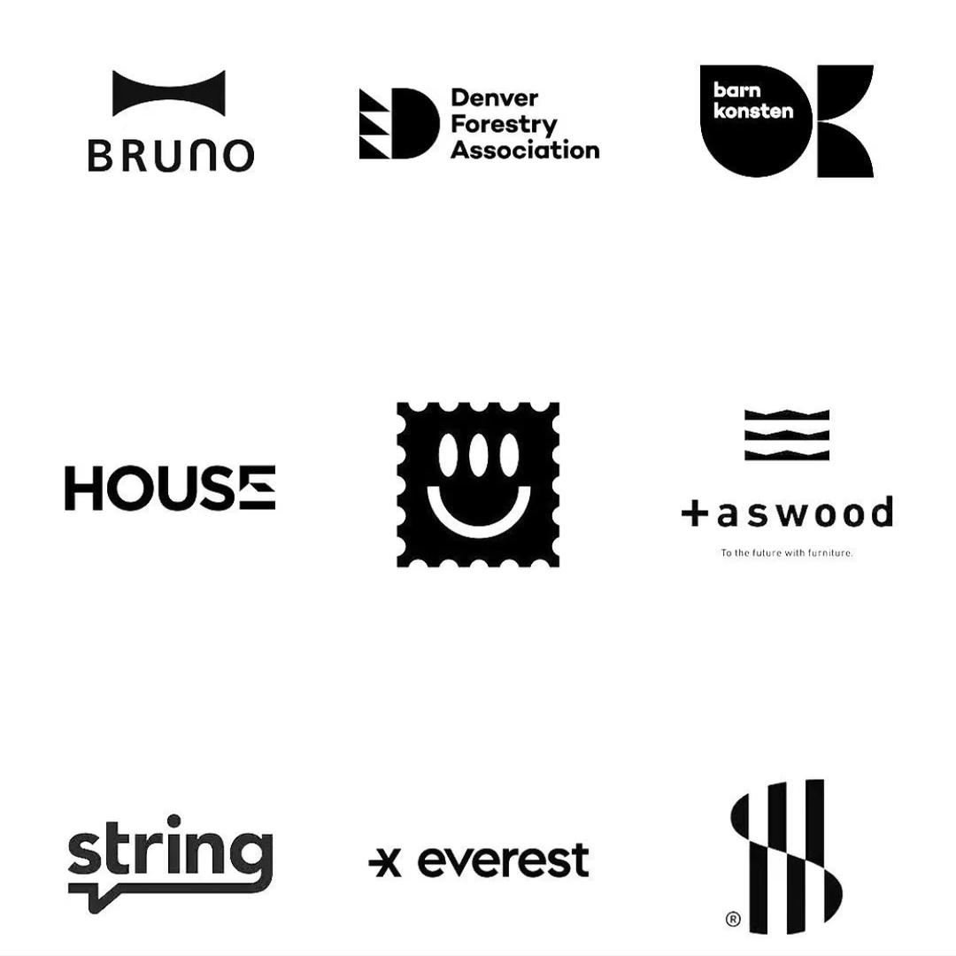 54 creative graphic logo designs with high recognition and strong sense ...
