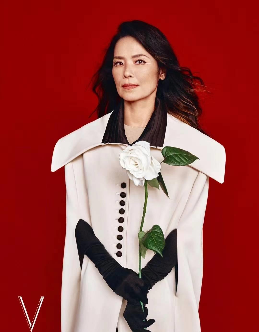 Wei Wei and her son appear in a fashion magazine as a family of four ...