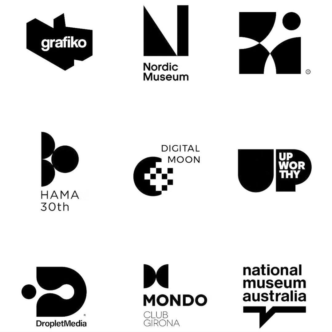 54 creative graphic logo designs with high recognition and strong sense ...