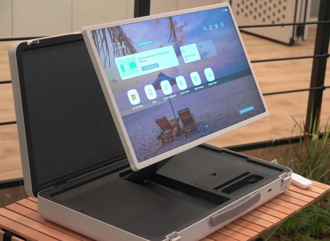 LG releases portable TV! Not too many people will buy, but enough to ...