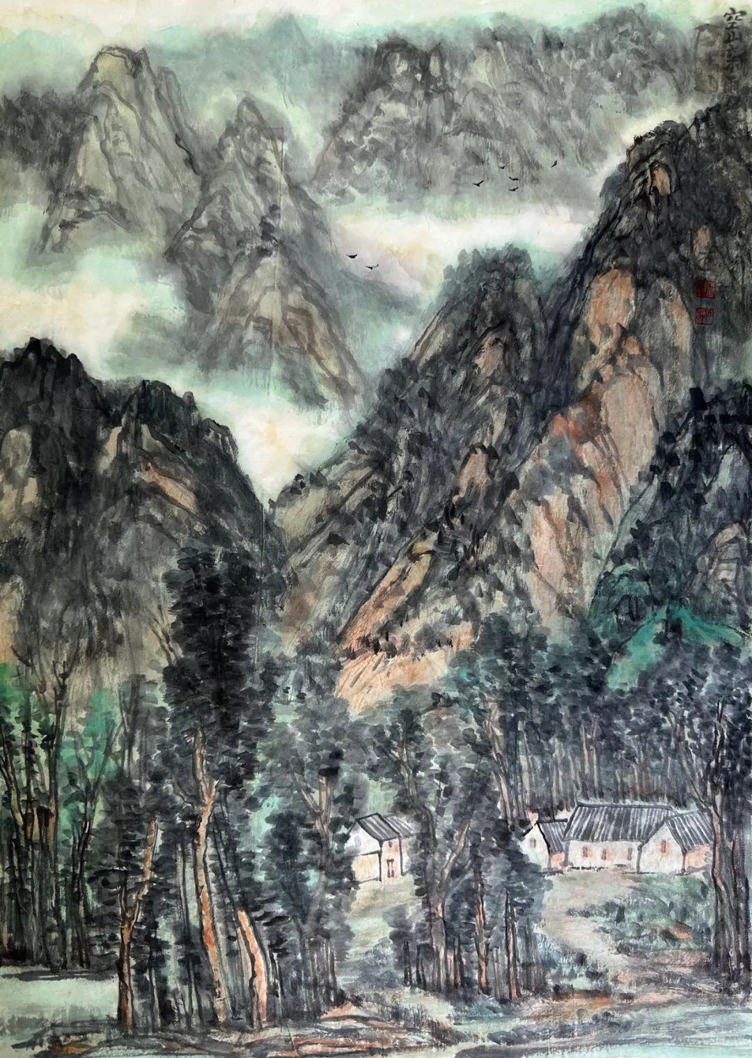 Appreciation of Zhang Xin's calligraphy and painting works in National ...