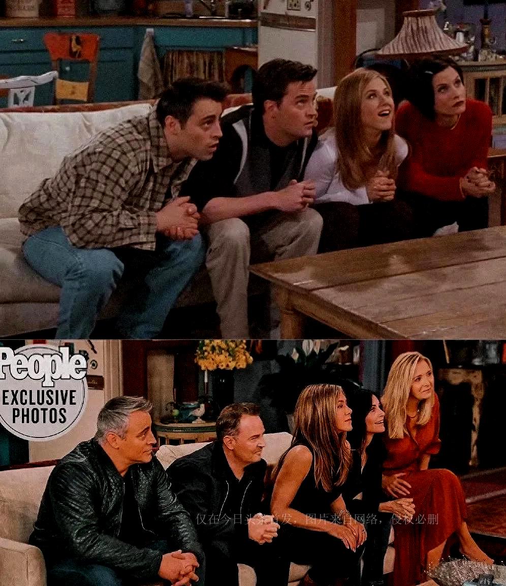 The cast and crew of "Friends" reunited and overwhelmed the circle of ...
