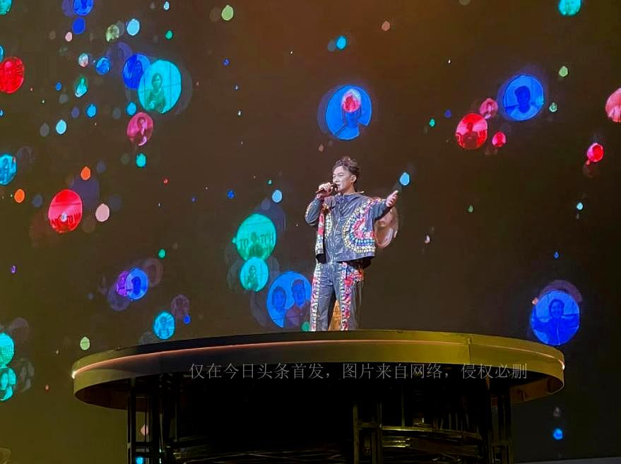 Stars appeared at Eason Chan's concert. Lu Haipeng appeared for the ...
