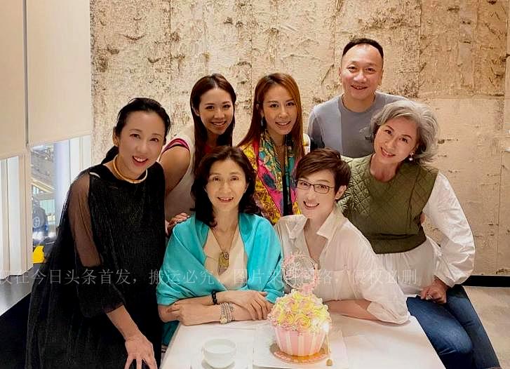 Karen Yeh is partying with Hong Kong sisters. She has gray hair and ...