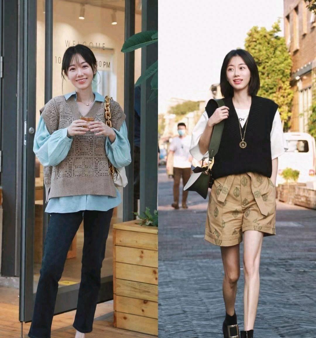 In spring, I like to wear simple clothes, which are comfortable and ...