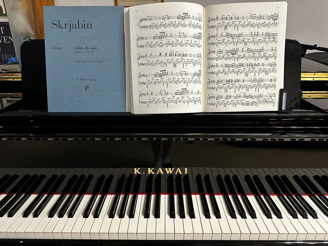 Classic piano piece: Scriabin's "Etude in D sharp minor" (with ...