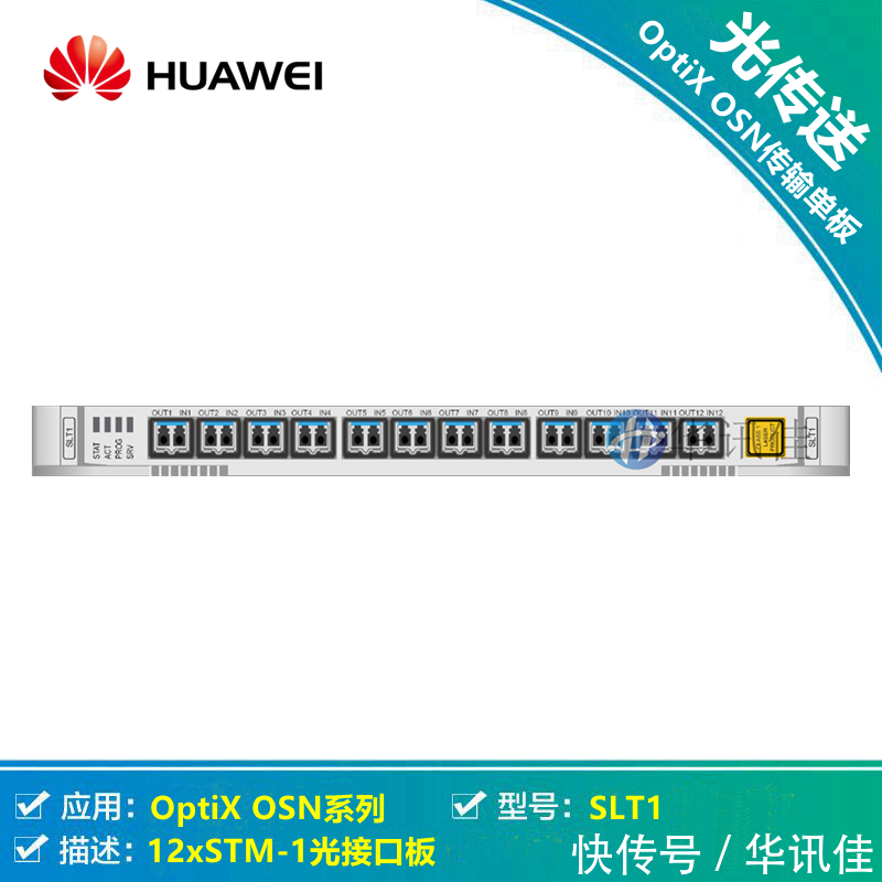 Huawei SLT1 function, SSN1SLT1 feature, 2xSTM-1 optical interface board ...
