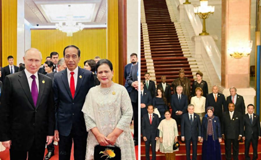 The Indonesian lady attended the welcome dinner, looked stunning in a ...