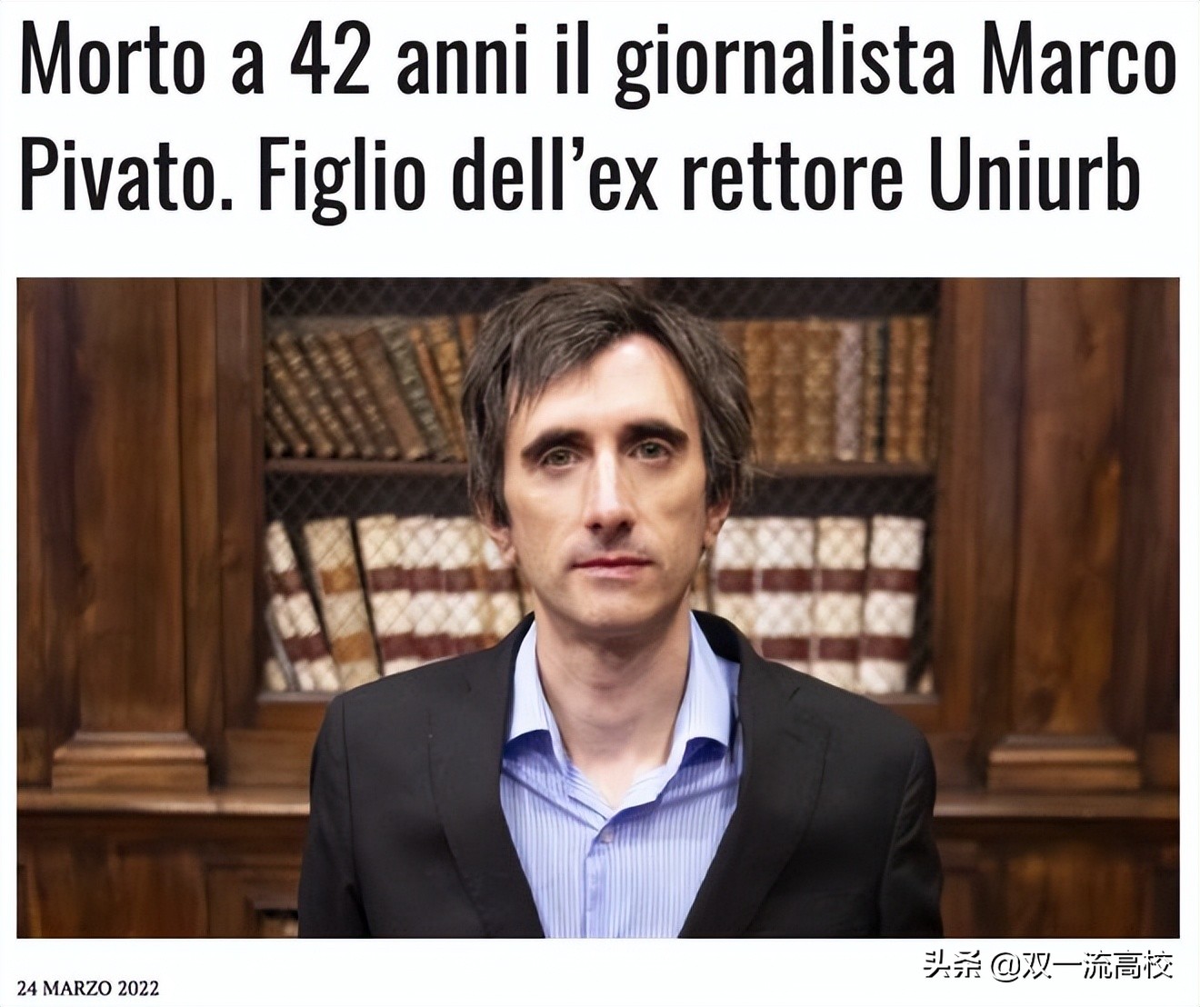 The 42-year-old reporter fell to his death, the son of the former ...