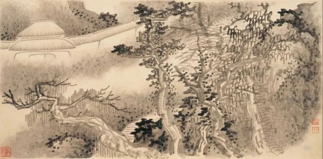 "Eight Scenery Landscapes": Gong Xian's eight ink paintings are really ...