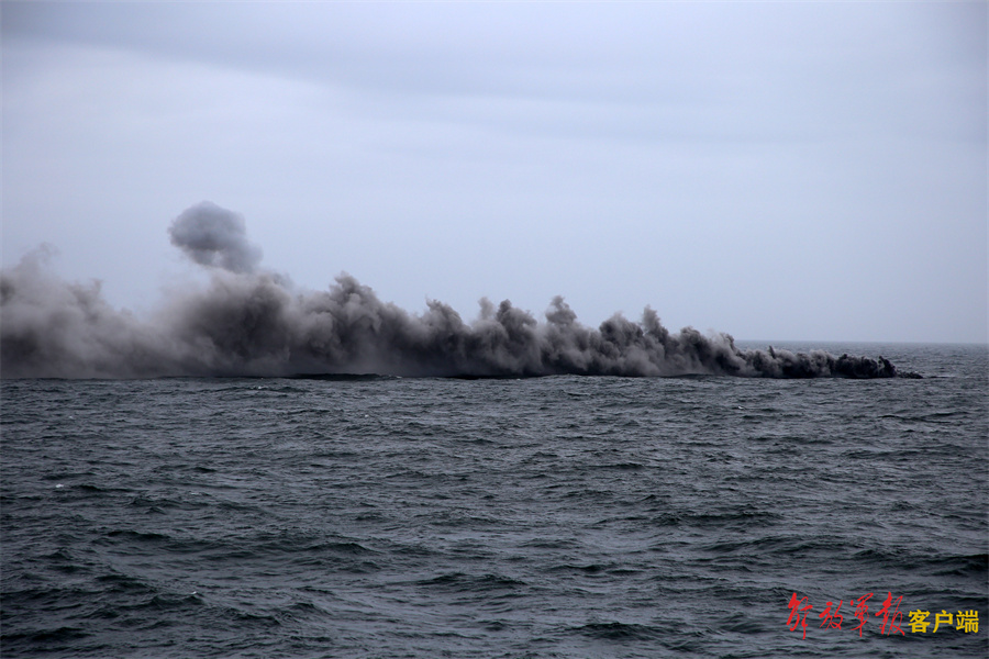 Cut through the waves and hit the actual combat training site of the ...