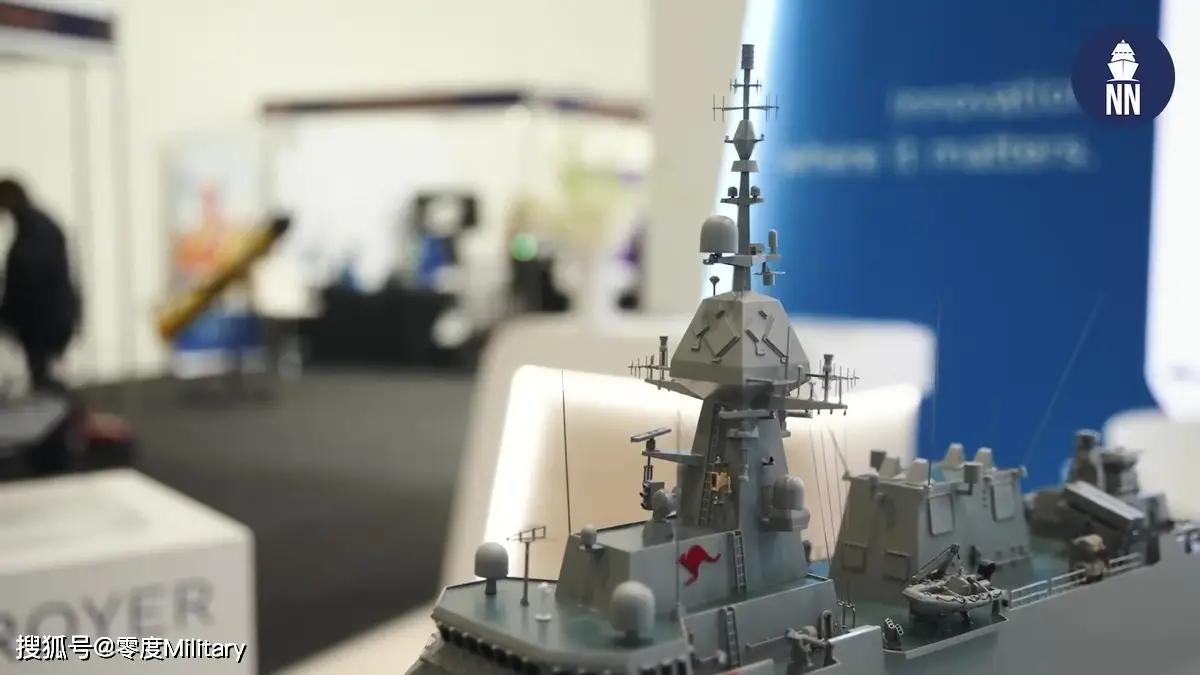 Spain's Navantia showcases the Alpha 3000 frigate, which combines a ...