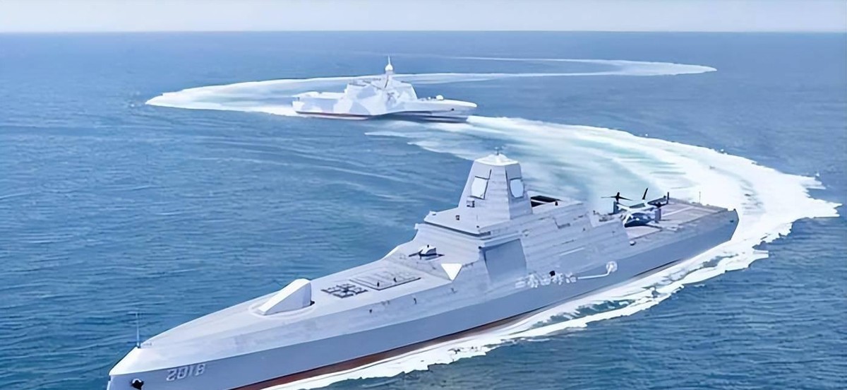 The next generation of destroyers has been revealed? The entire ship ...