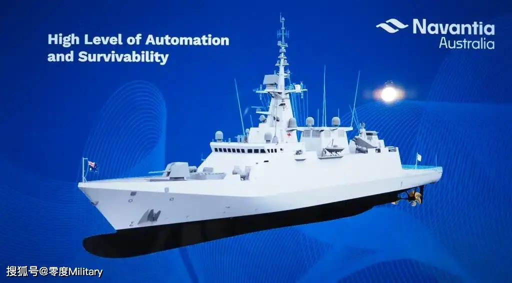 Spain's Navantia showcases the Alpha 3000 frigate, which combines a ...