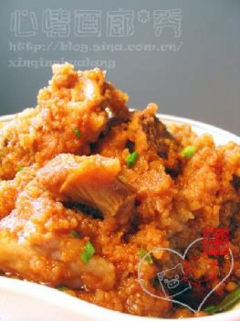 Steamed pork ribs with taro powder - iMedia