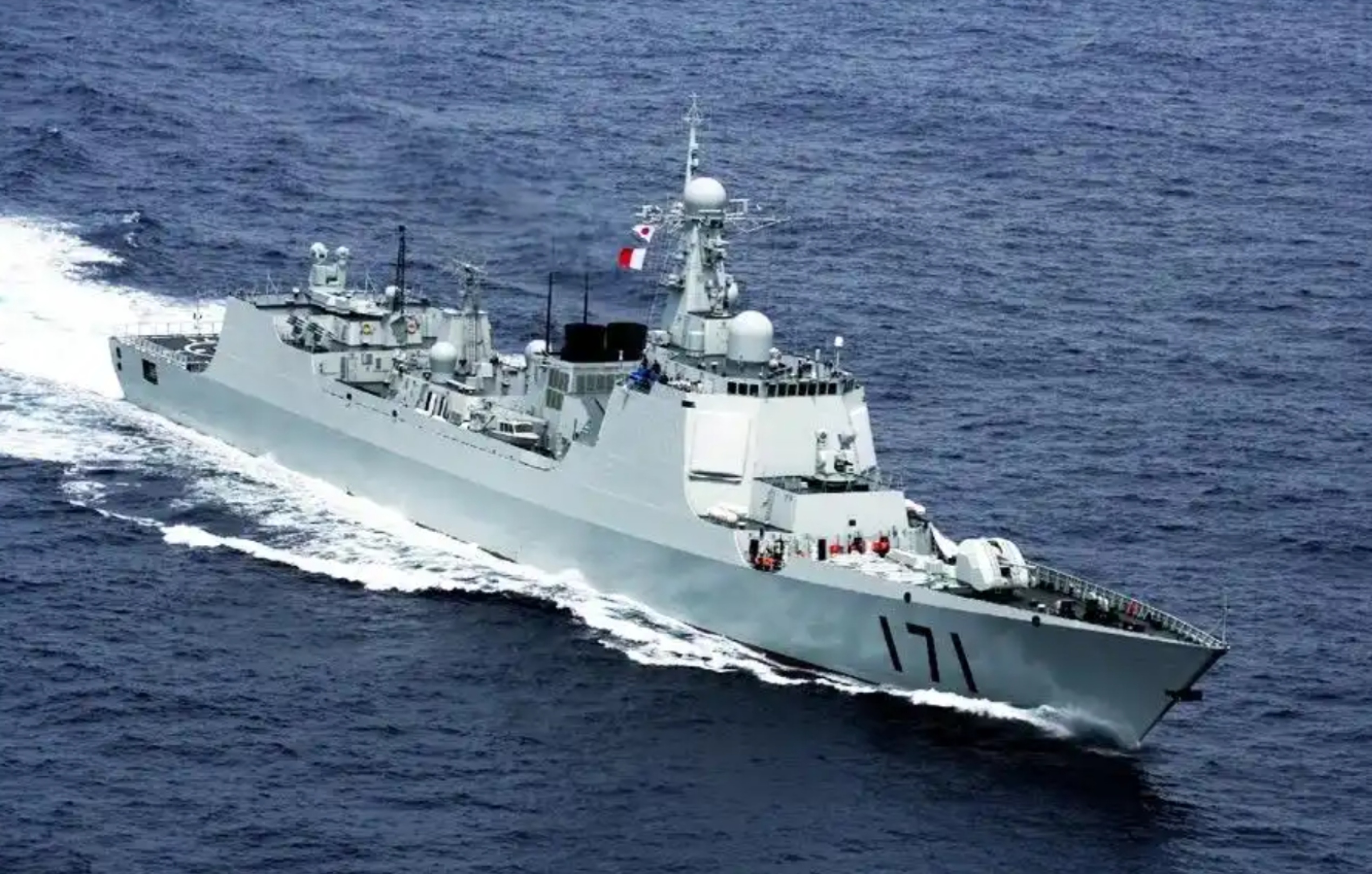 North Korea's "hand-rolled" destroyer has 74 vertical launch units, far exceeding the 052D type ...