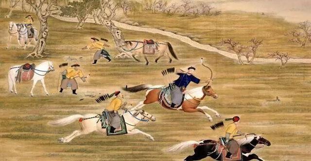 "Hunters went into the wilds, and women followed them with bows and ...