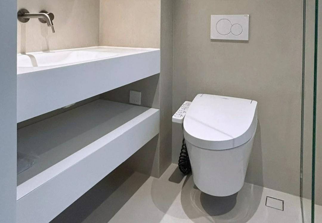 The wall-mounted toilet breaks down as soon as you sit on it, and it ...