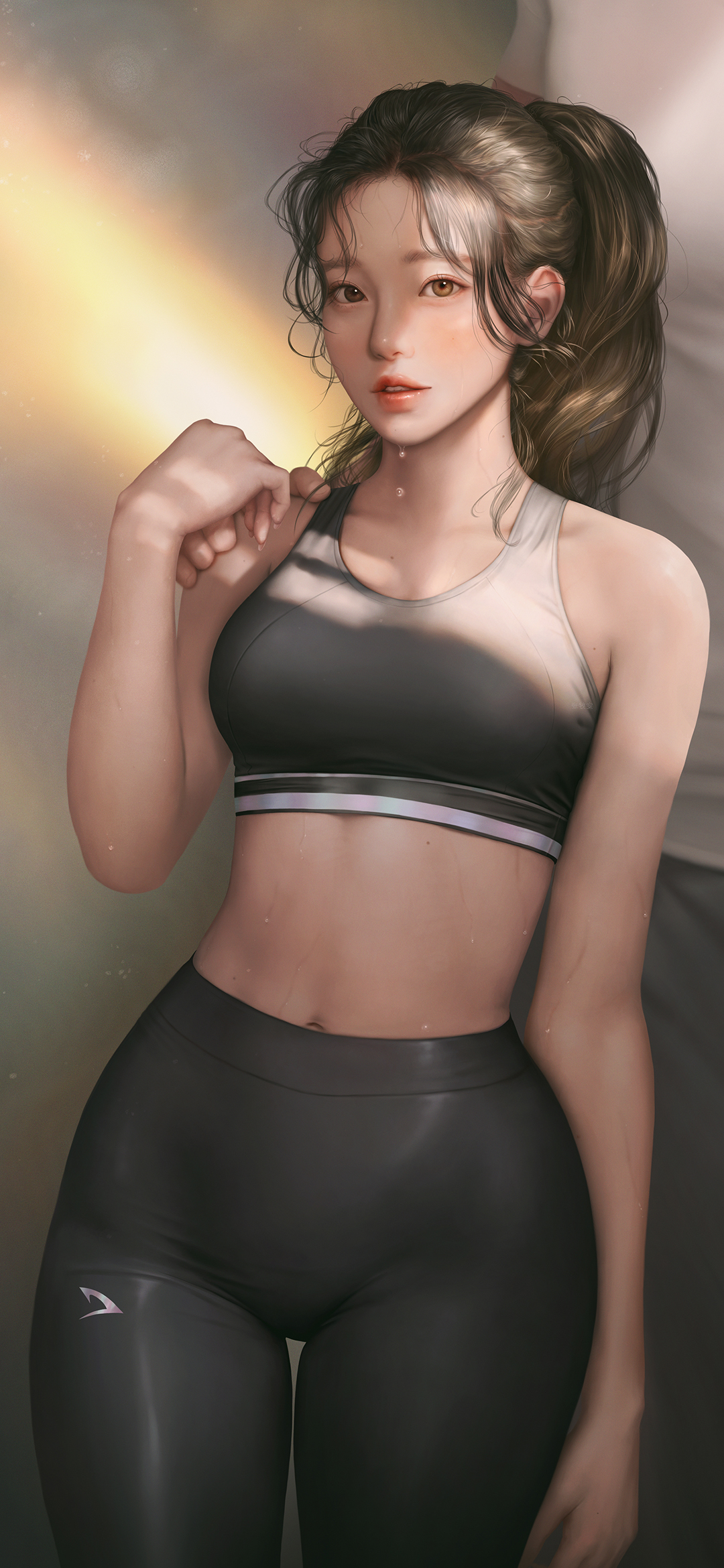 超清多圖原畫自製，韓系逼真細膩風格插畫CG美女 - 頭條匯