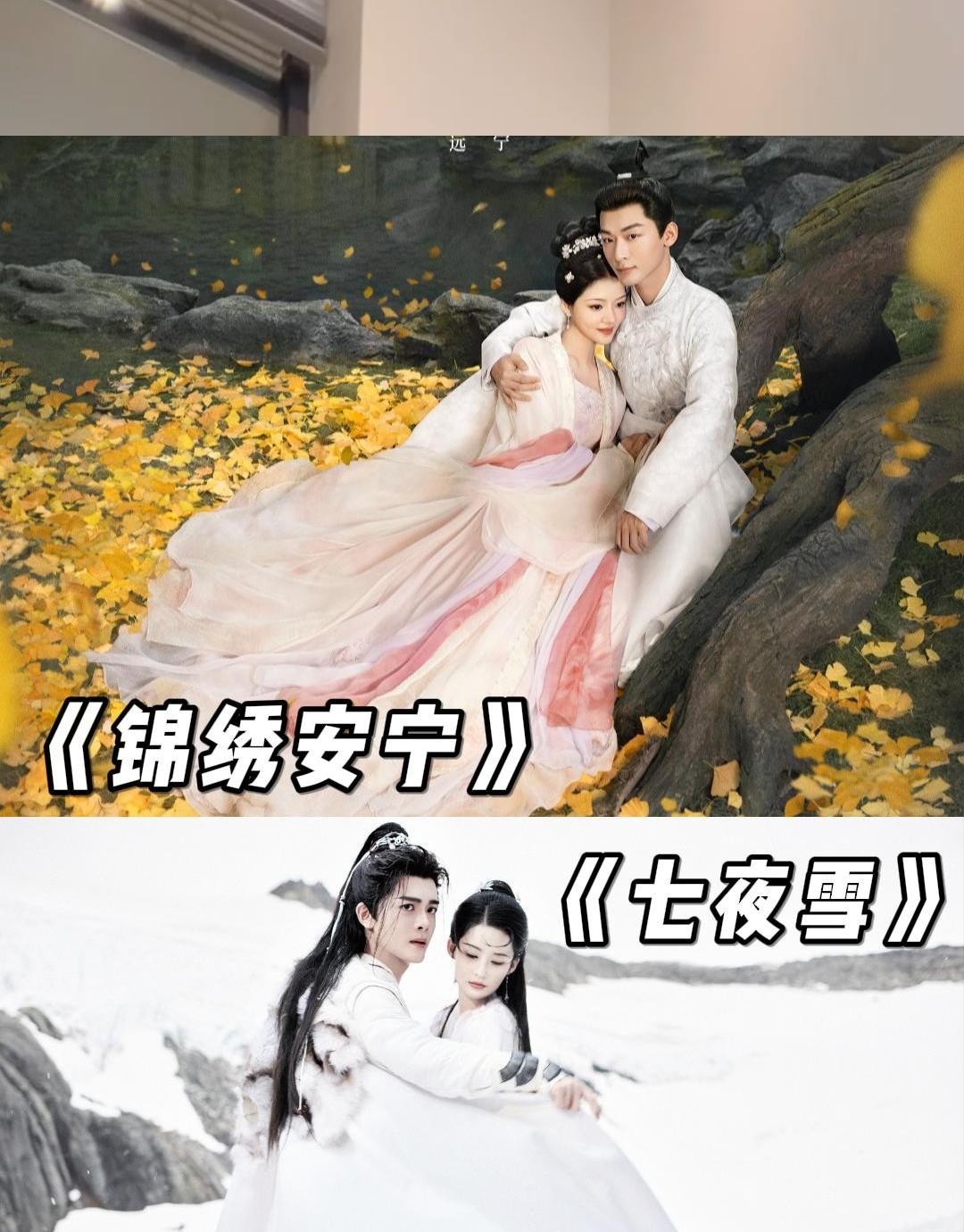 I watched a few episodes of Jin Xiu An Ning and Qi Ye Xue respectively, and found that the ...