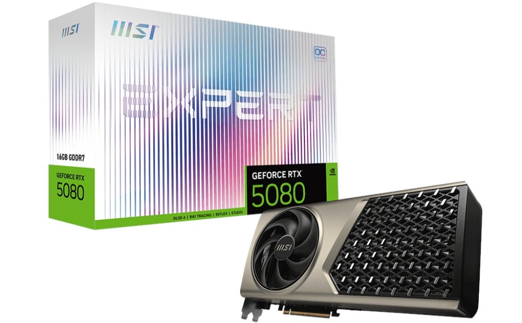 MSI releases its first RTX 50 graphics card, the RTX 5080 16G EXPERT ...