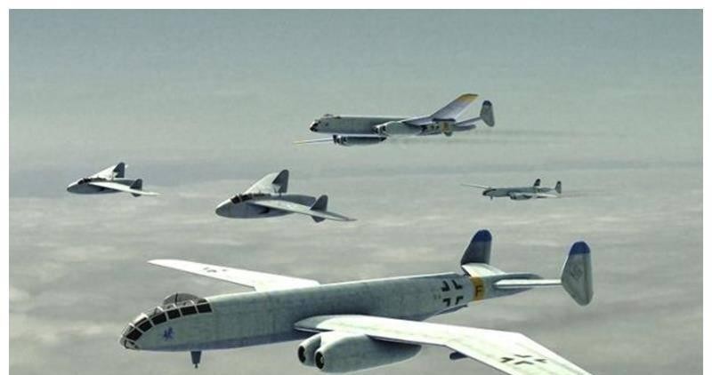 Original German early attempt at a heavy jet bomber - BV P188 - iMedia