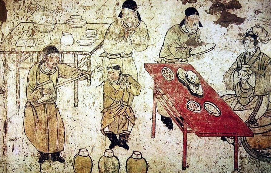 A thousand-year-old banquet was unearthed from an ancient tomb and is ...