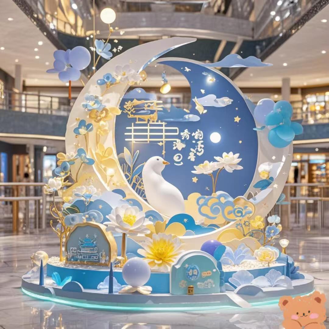 Mall atrium display: the bright focus of shopping space - iMedia
