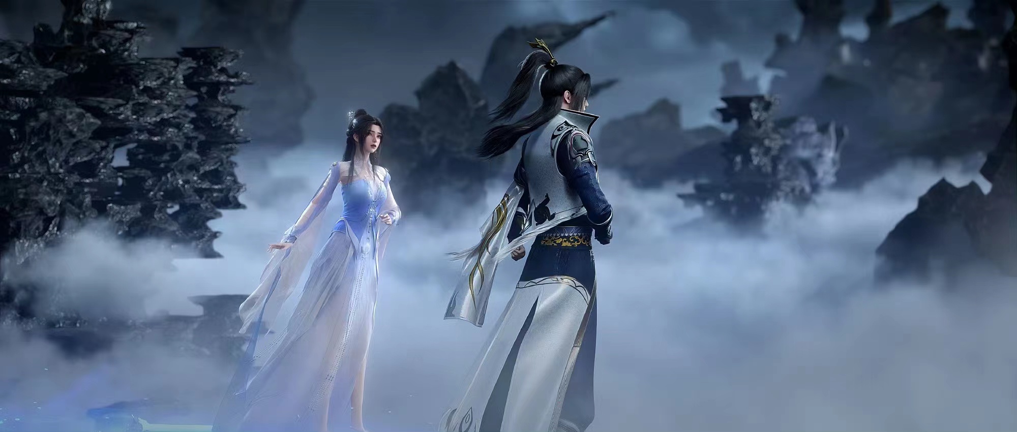 Immortal Rebellion: Wang Lin and Li Muwan parted ways. Li Muwan was so ...