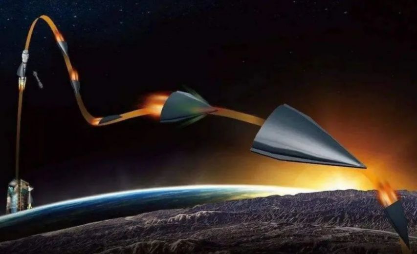 At an altitude of 30,000 meters and cruising at a speed of Mach 5, the ...