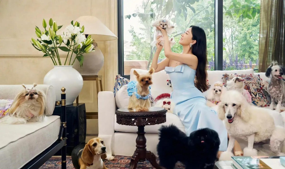 I'm shocked! Huo Siyan took dozens of animals to shoot a magazine, it ...