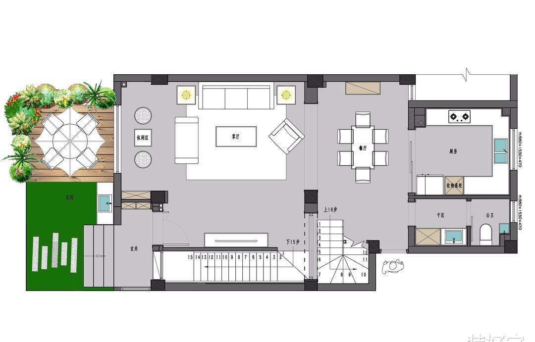 A modern Hong Kong-style villa of 220 square meters, with the same ...