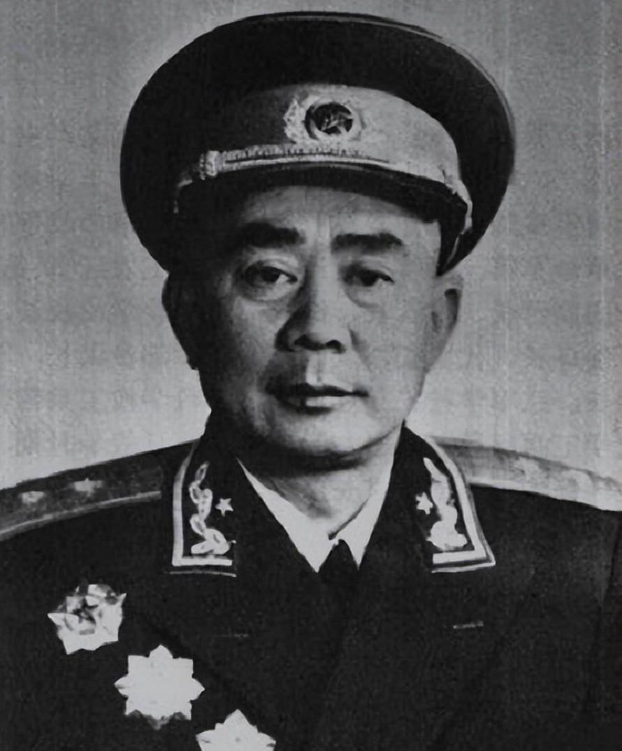 A group photo of five generals. Tao Zhu, standing in the center, had no ...