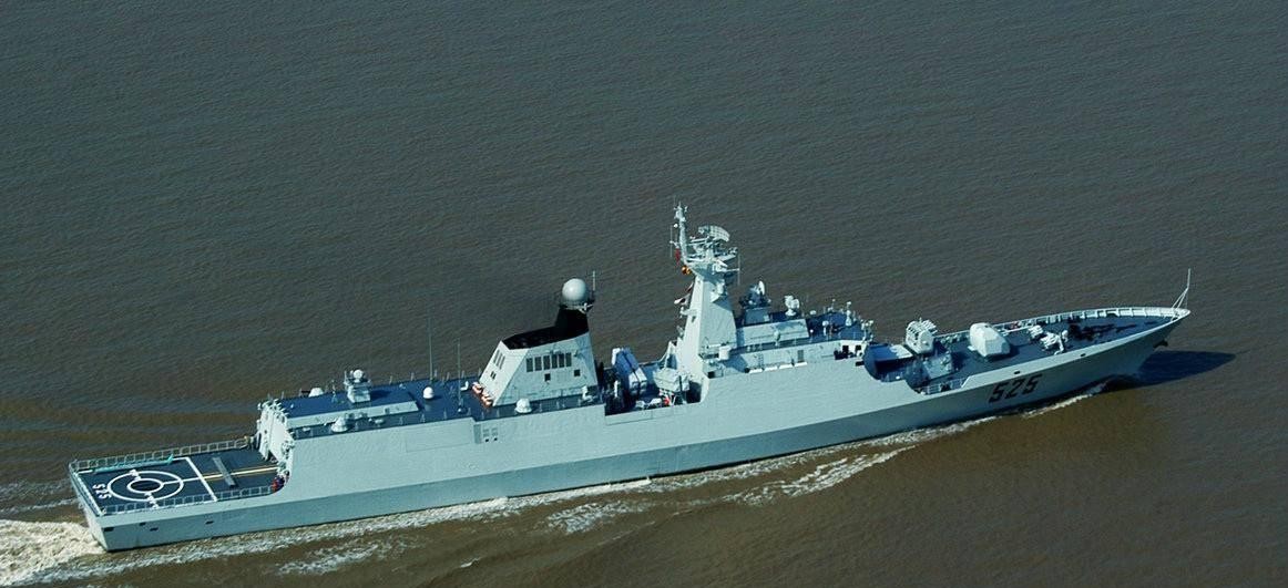 China's Type 054A destroyer has no phased array radar and no long-range air defense missiles ...